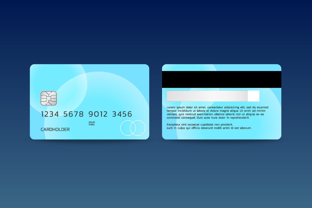 Membercard Template Modern Simple Design Printable Cards - Etsy