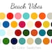 Beach Vibes, Color Swatches, Color Palette, iPad Color Palette - Etsy