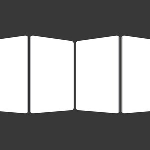 Membercard Template, Modern Simple Design, Printable Cards, Clean and ...