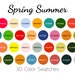 Spring Summer, Color Swatches, Color Palette, iPad - Etsy