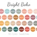 Boho-so-soft, Color Swatches, Color Palette, iPad Color Palette - Etsy