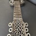 Decorative Guitar Handmade With Scrap Metal Car Parts, Nuts, Bolts ...