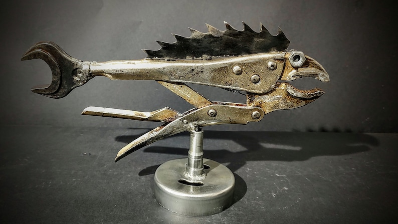 Fish Art Metal, Grip Pliers, Handmade - Etsy