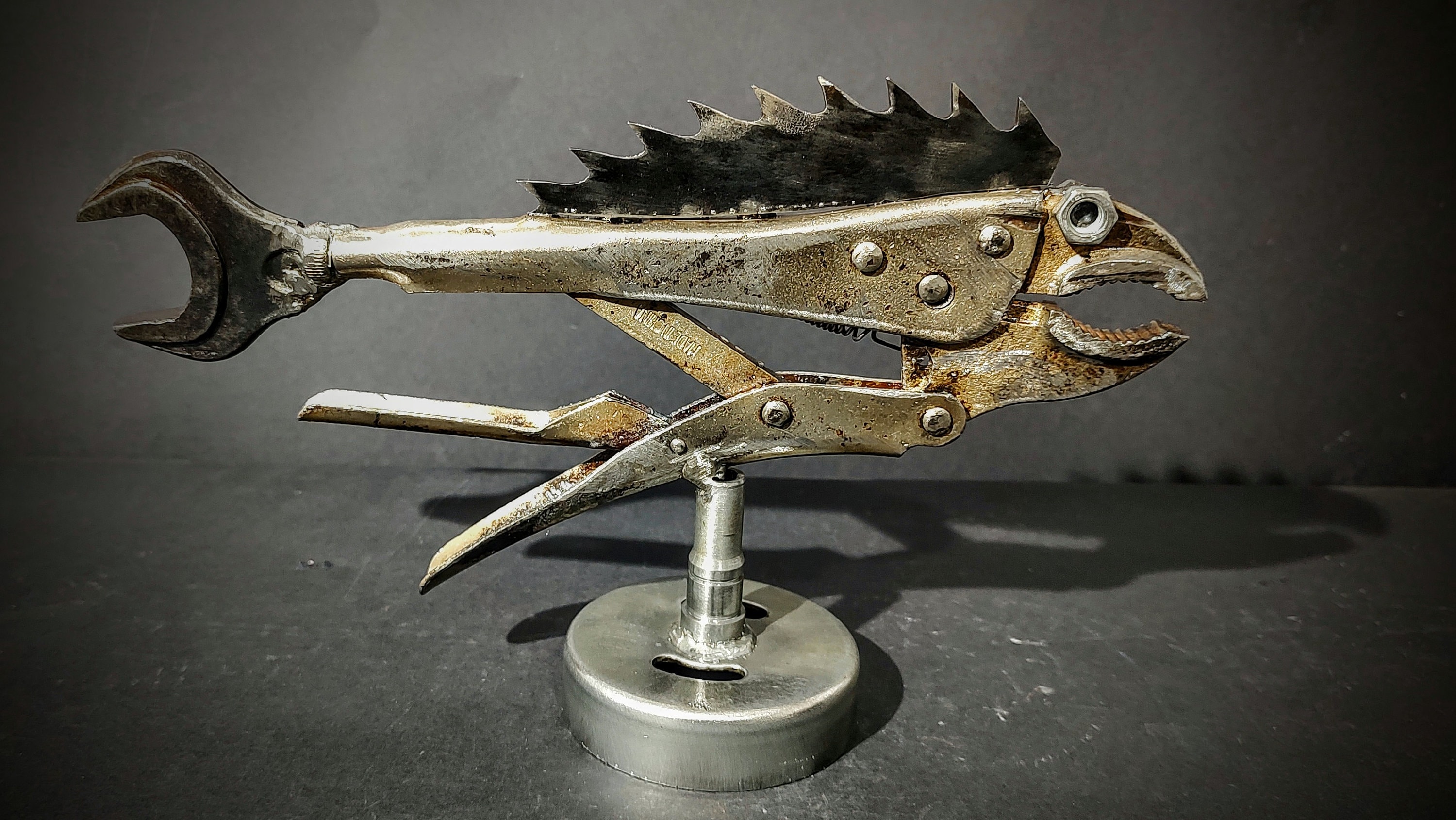 Fish Art Metal, Grip Pliers, Handmade - Etsy