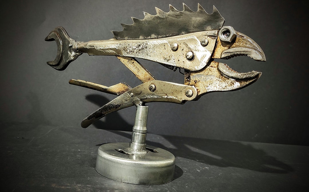 Fish Art Metal, Grip Pliers, Handmade - Etsy