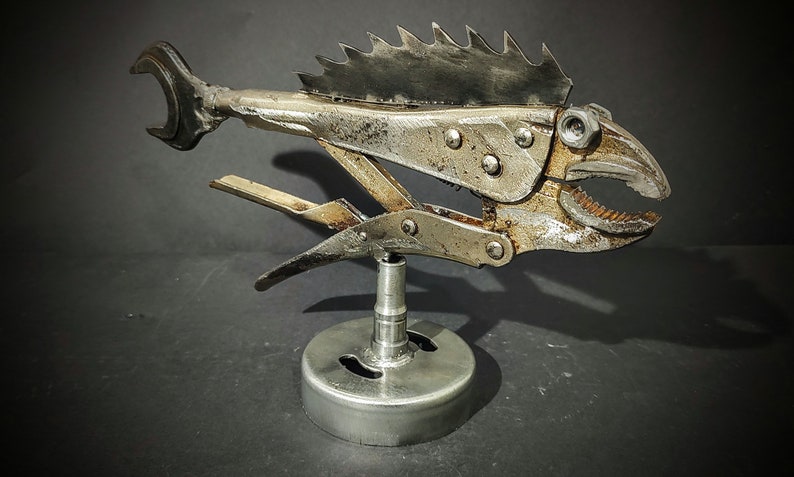 Fish Art Metal, Grip Pliers, Handmade - Etsy