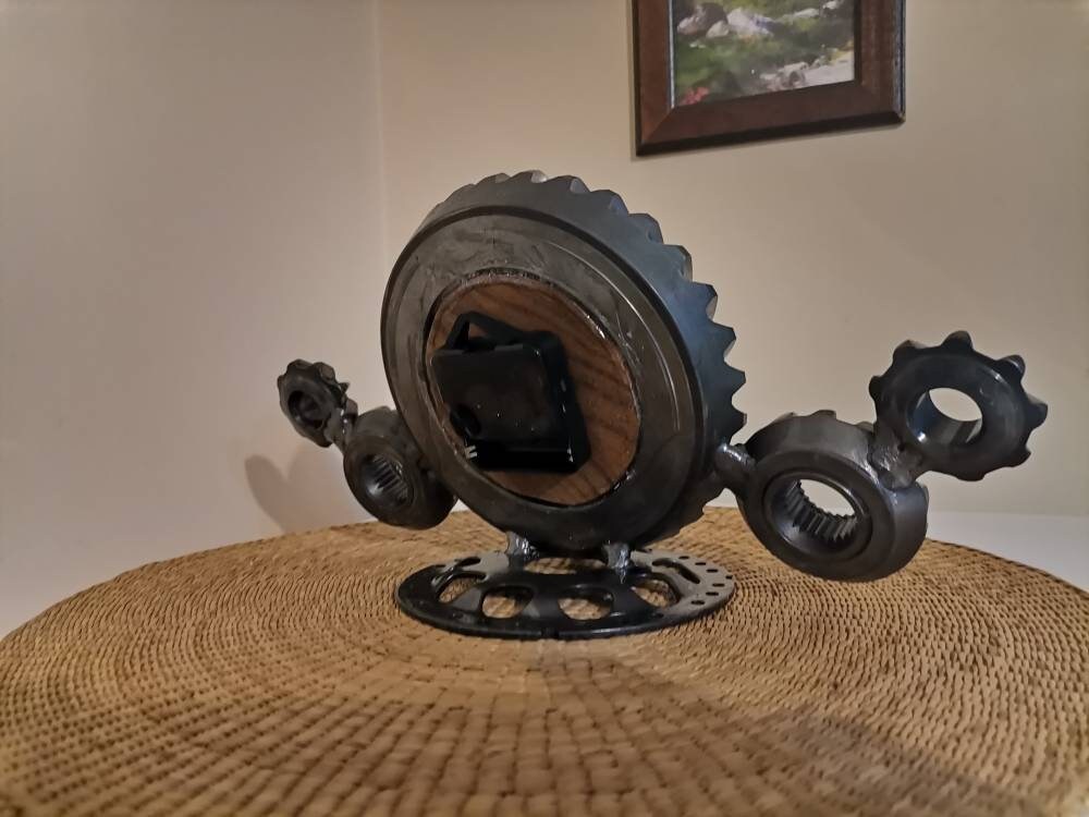 Decorative Fully Functional Clock Made of Scrap Metal Autoparts - Etsy