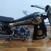Retro Motorcycle Night Lamp Made of Scrap Sewing Machine Parts Handmade ...