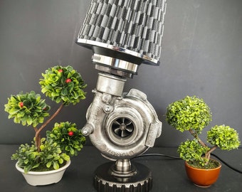 Turbocharger Lamp / Real Car Engine Parts / Turbocharger Wall - Etsy