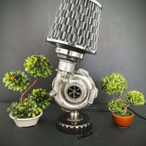 Scrap Metal Lamp - Etsy