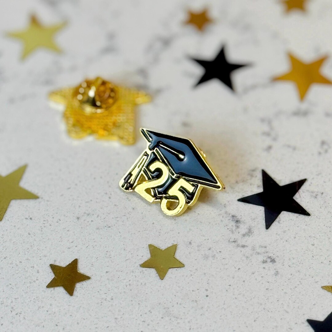 Grad 2025 | Graduation Enamel Pin | Graduation Gift | Grad Gift for ...