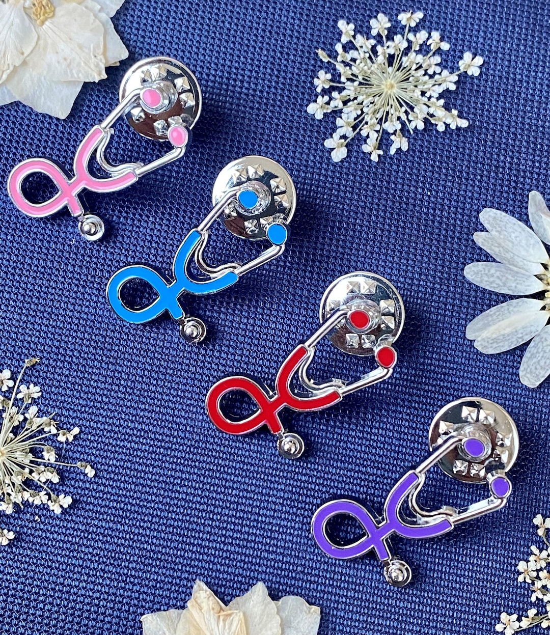 Stethoscope Enamel Pin | Cute Doctor/nurse Pin | Medical Enamel Pin ...