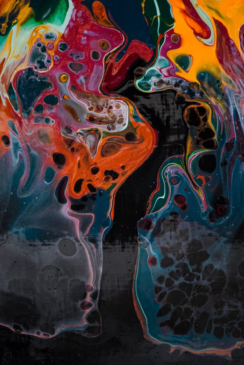 Abstract Flow Art Painting - Etsy