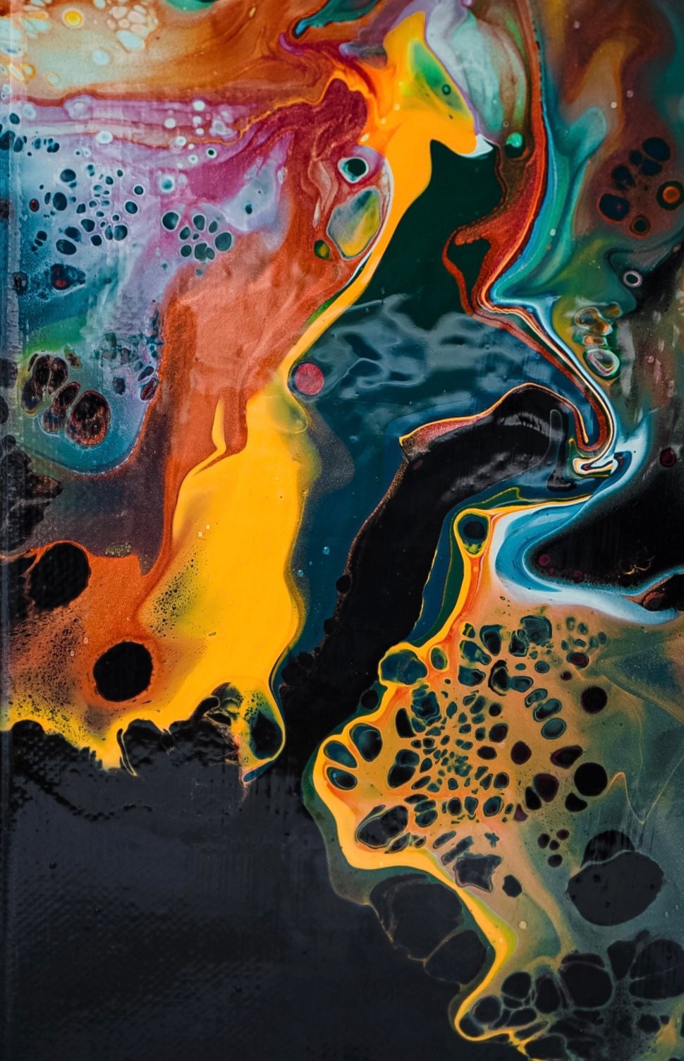 Abstract Flow Art Painting - Etsy