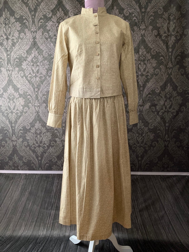 Prairie Top and Skirt Set / Peasant Outfit / Pioneer - Etsy