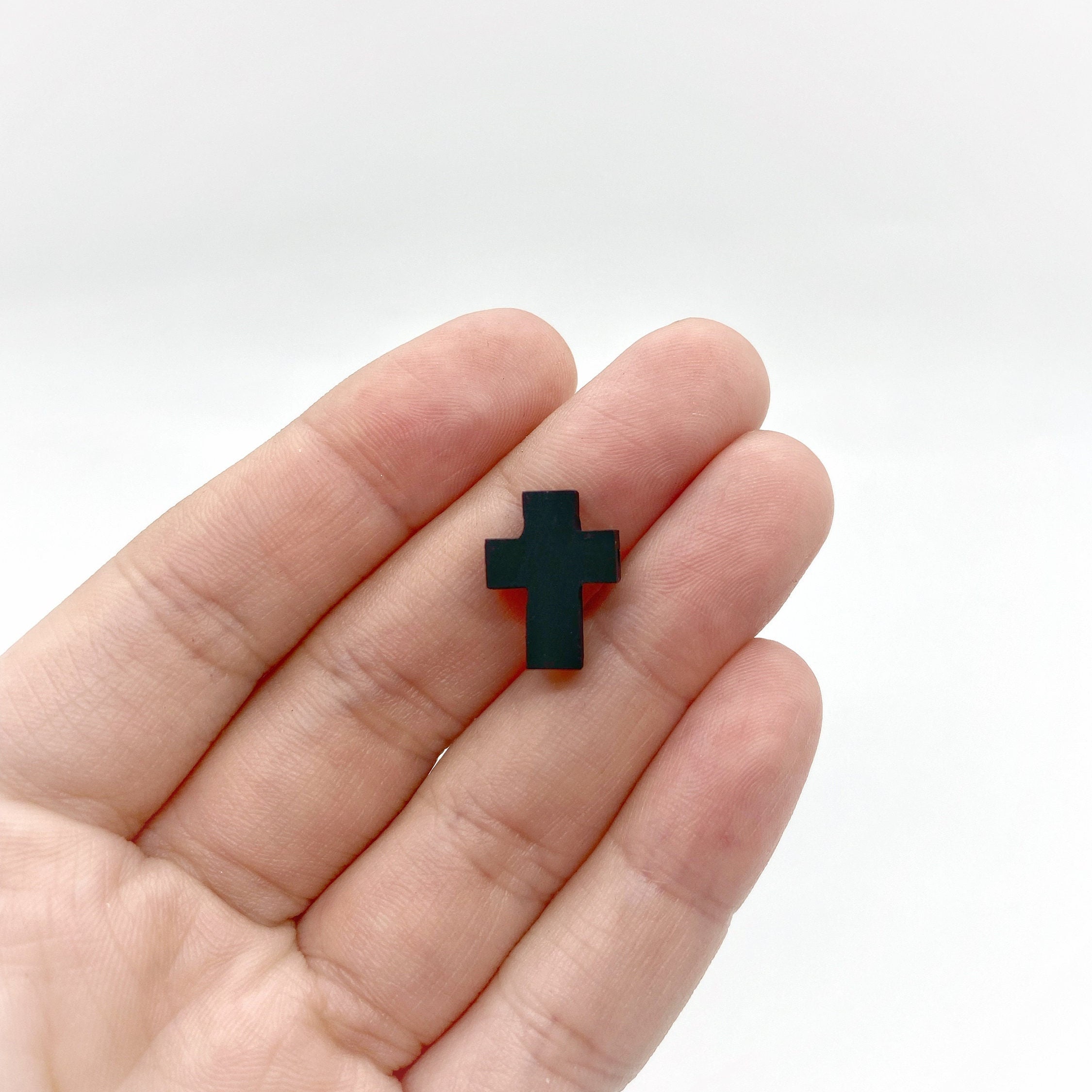 Azabache Stone Bead, Azabache Charm for Protection, Cross Azabache ...