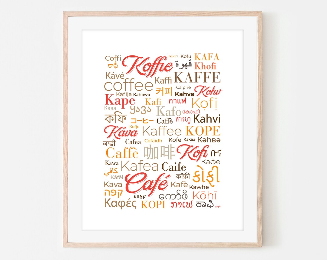 Coffee Languages, Typefaces, Unique Design, Hand Drawn, Fun ...