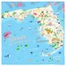 Florida Map Bandana - Etsy