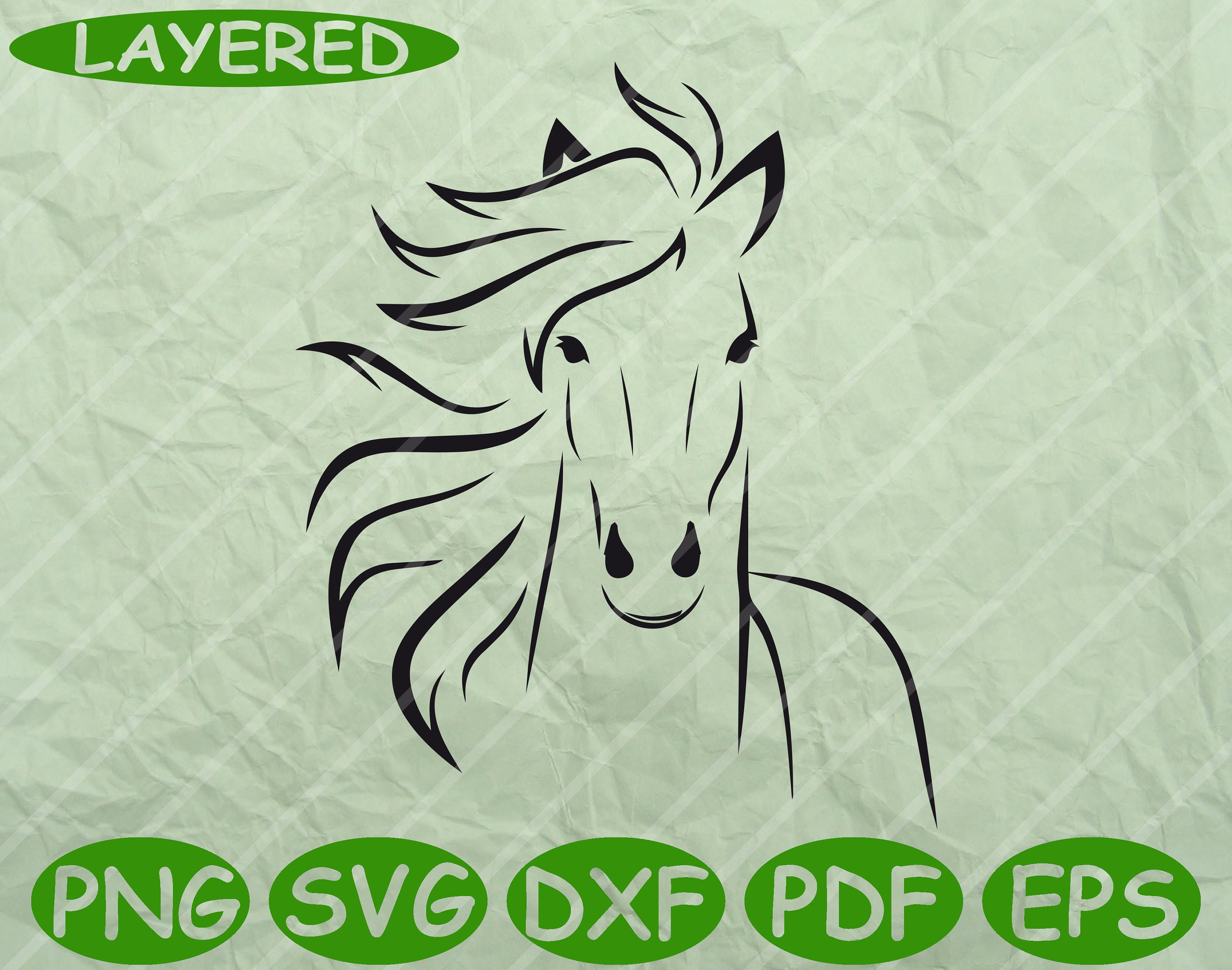 Pferd SVG Cricut Instant-Download-Dateien digital | Etsy