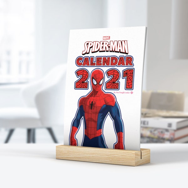 Spider Man Calendar - Etsy