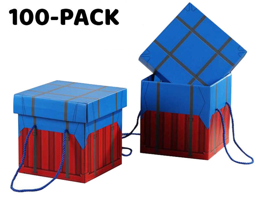 100-pack of Large PUBG Air Drop Supply Crate Gift Box - 6" Box for ...