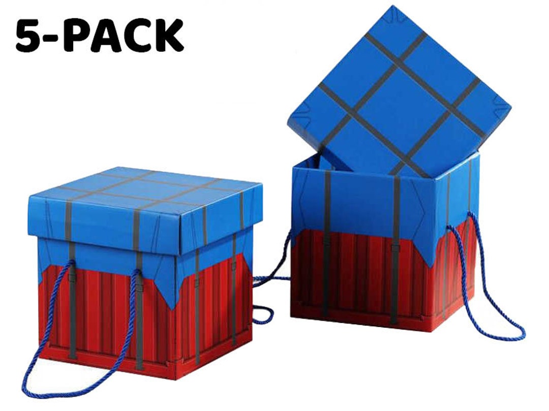 5-pack of Large PUBG Air Drop Supply Crate Gift Box - 6" Box for Gifts ...