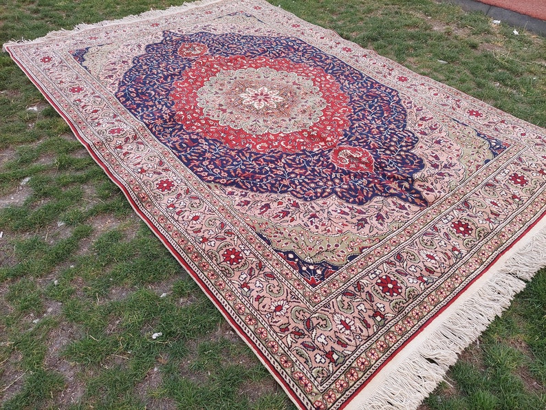 Vintage Turkish Rug 6.5x9.8 Feet Rug Antique Turkish Rug Turkish ...