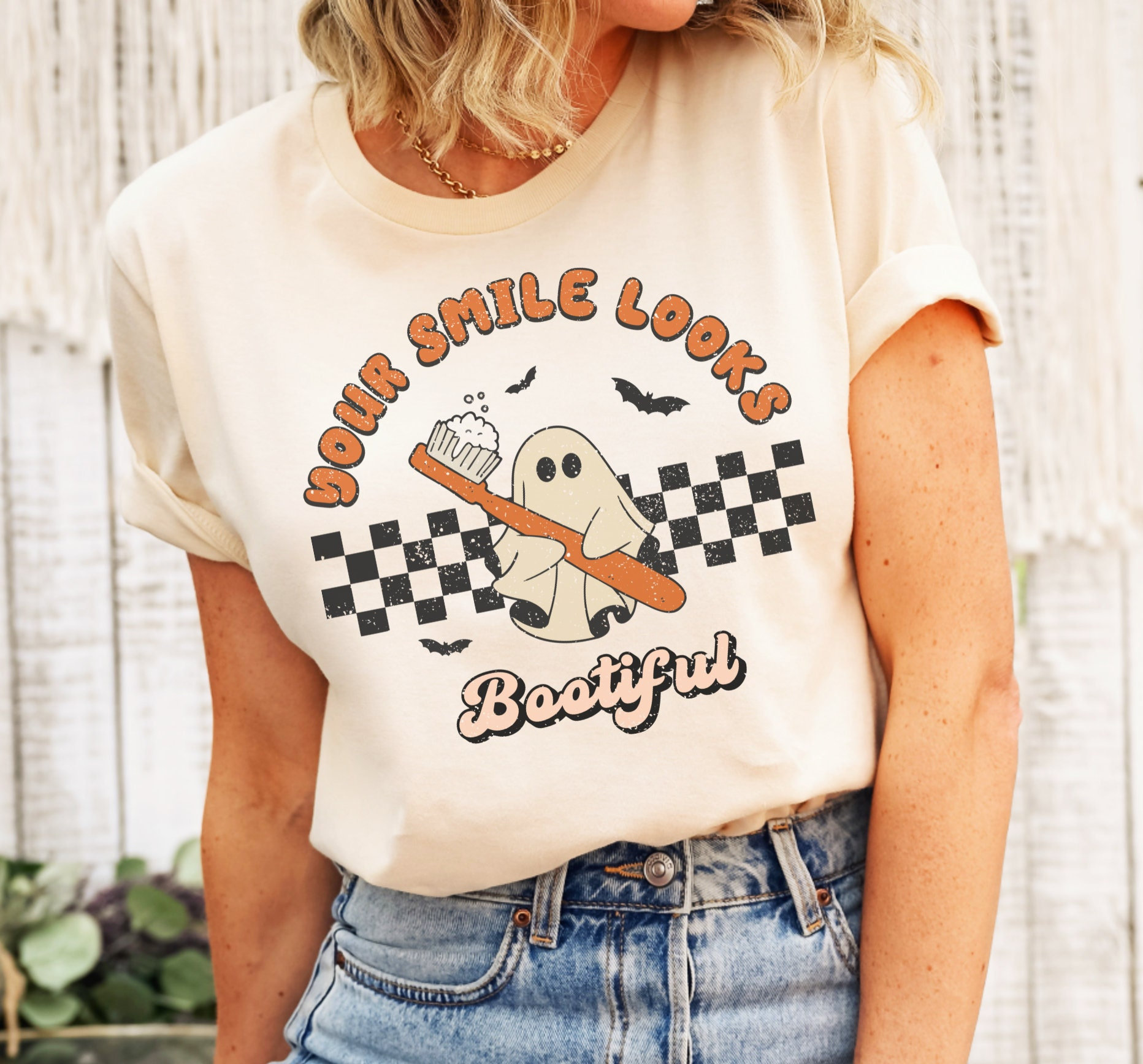 Halloween Dentist Shirt, Your Smile Looks Bootiful Tee, Spooky Dental ...