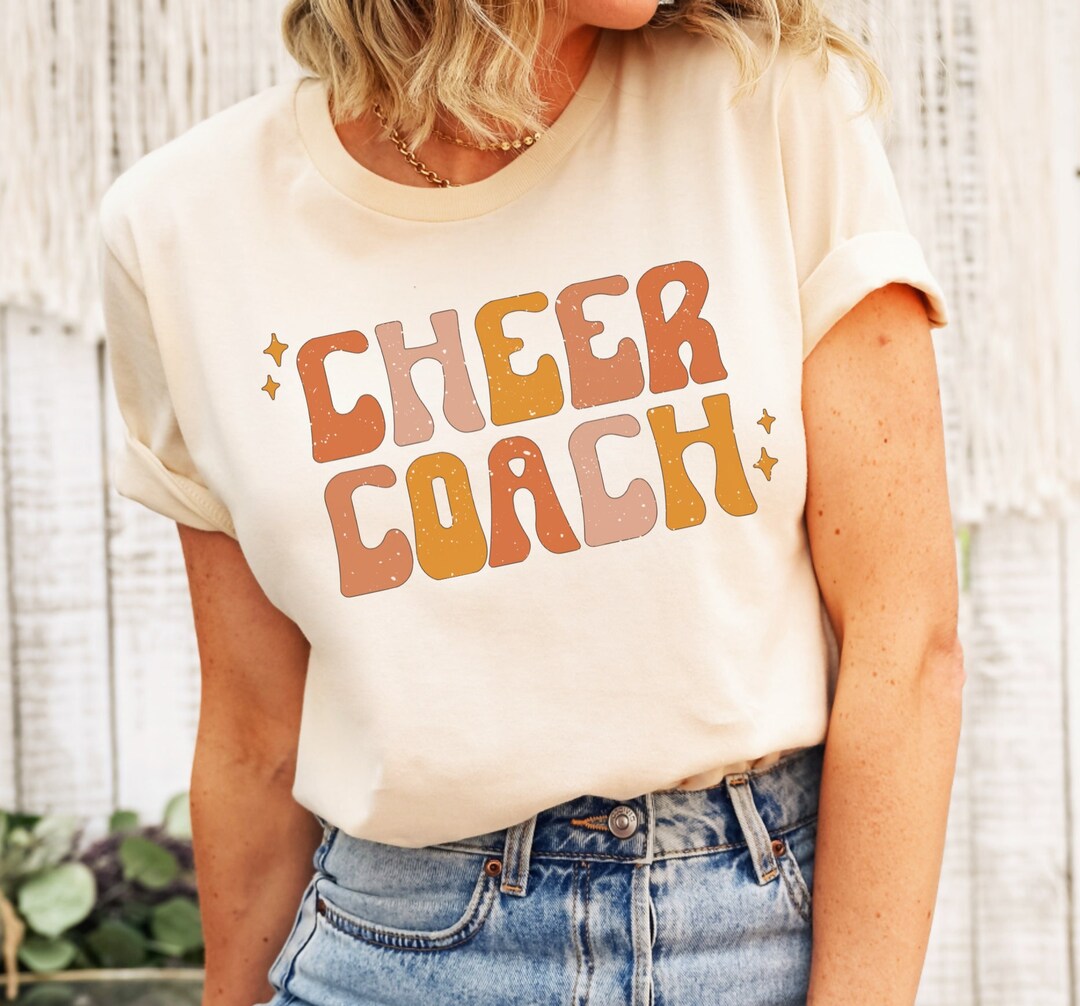 Cheer Coach Shirt , Cheerleader Coach Tee, Cheer Team Gifts, School ...