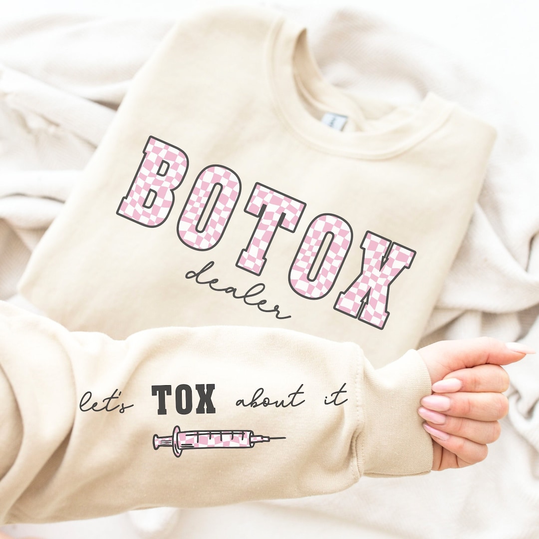Botox Dealer Sweatshirt, Skincare Dealer Sweater, Aesthetic Nurse PA NP ...