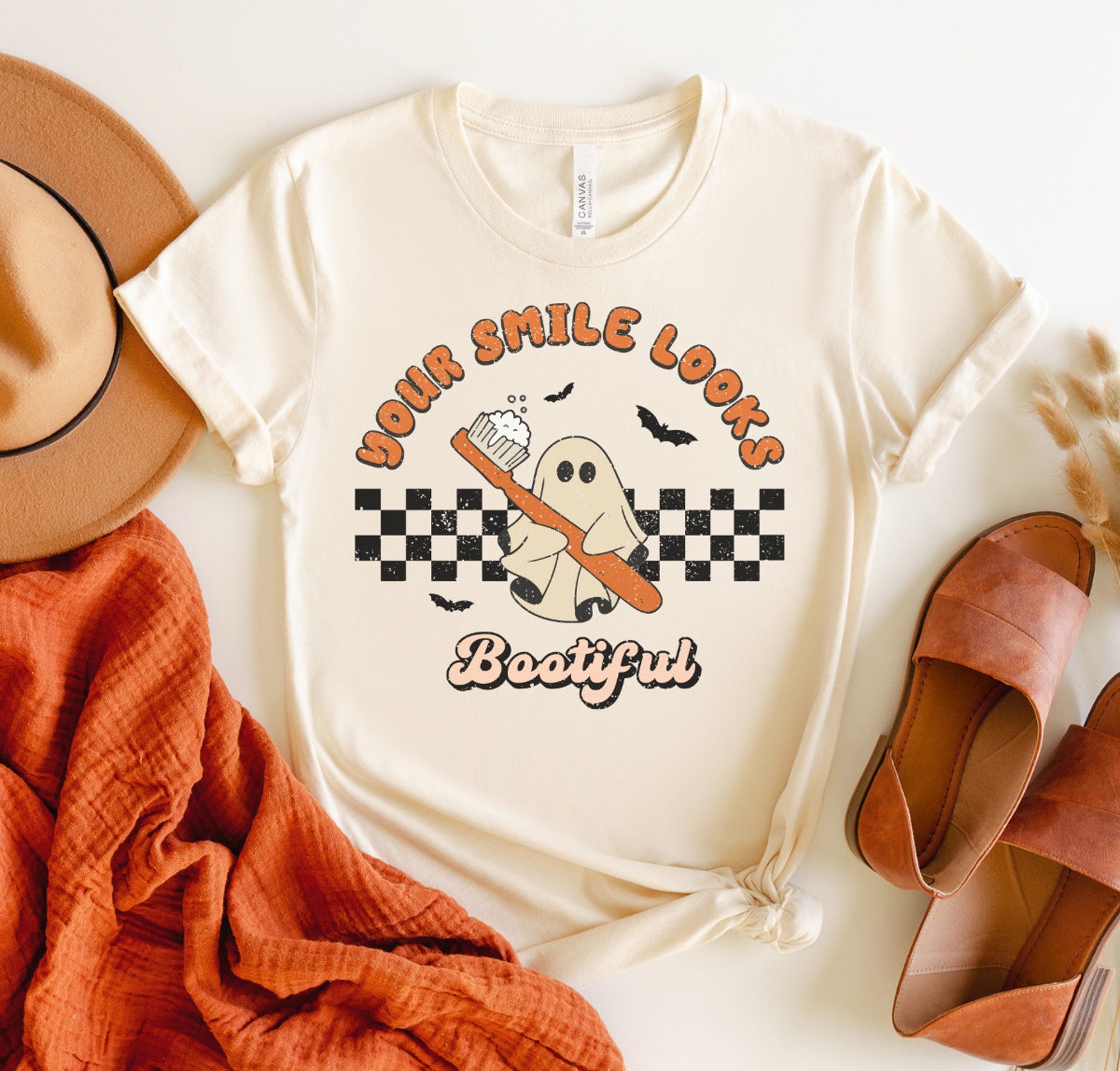 Halloween Dentist Shirt, Your Smile Looks Bootiful Tee, Spooky Dental ...