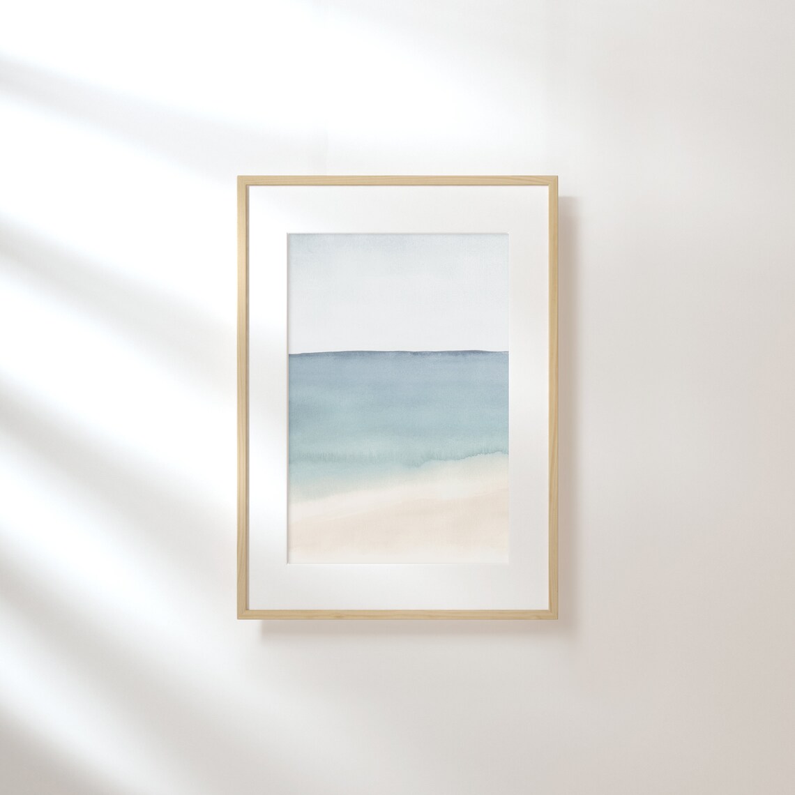Set of 2 Beach Watercolor Print | Coastal Print | Ocean Print ...