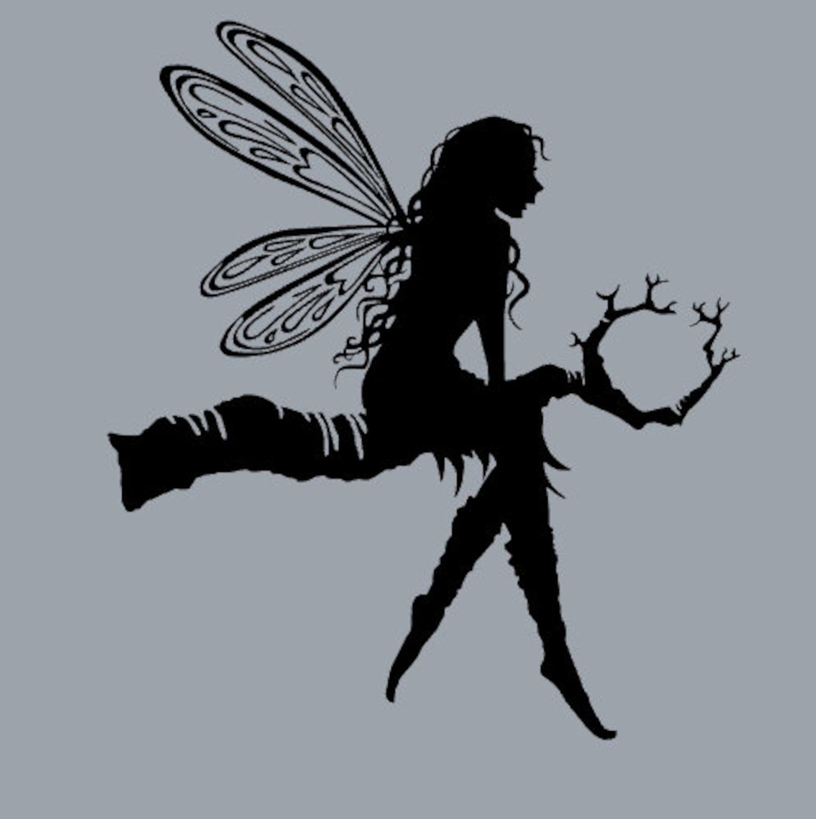 Fairy Svg File, Svg Fary Fairy Fayre for Laser Cutting Fantasy Fairy ...