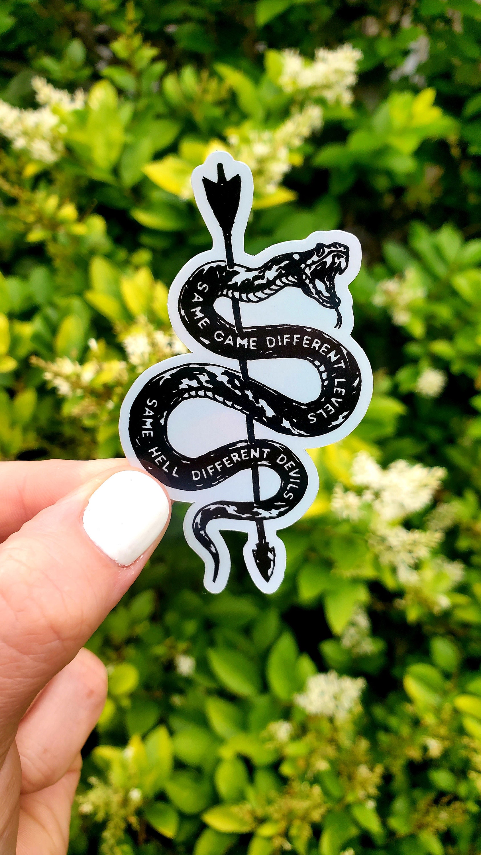 Holographic Snake Sticker Snake Sticker Stickers - Etsy