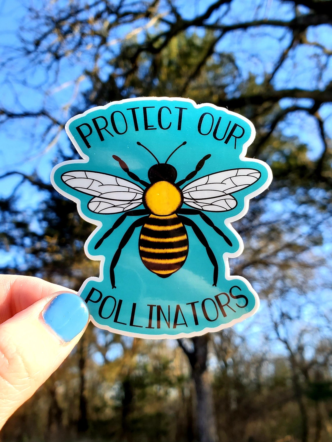 Protect Our Pollinators Sticker Vinyl Sticker Bee Sticker | Etsy