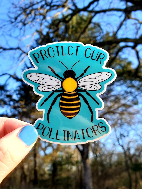 Protect Our Pollinators Sticker Vinyl Sticker Bee Sticker | Etsy