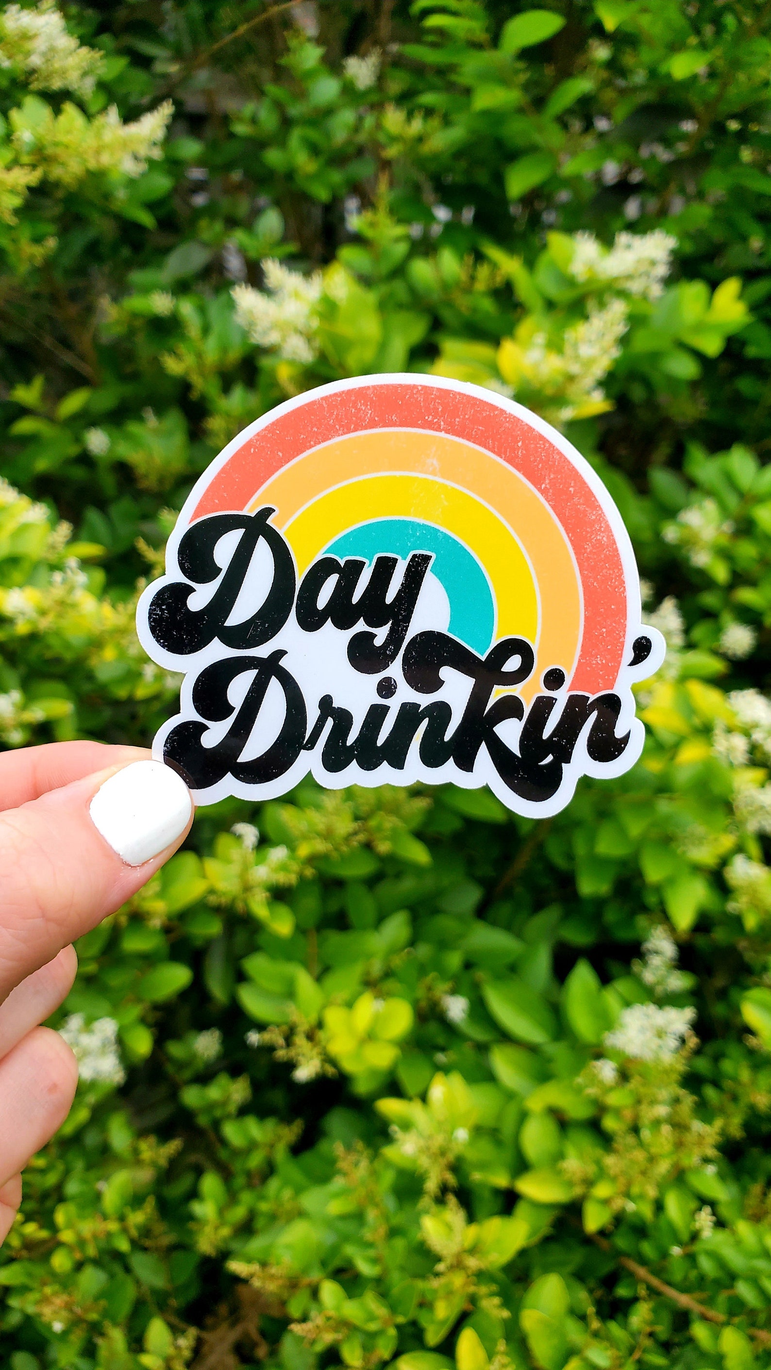 Day Drinkin Sticker Drinking Sticker Alcohol Sticker - Etsy