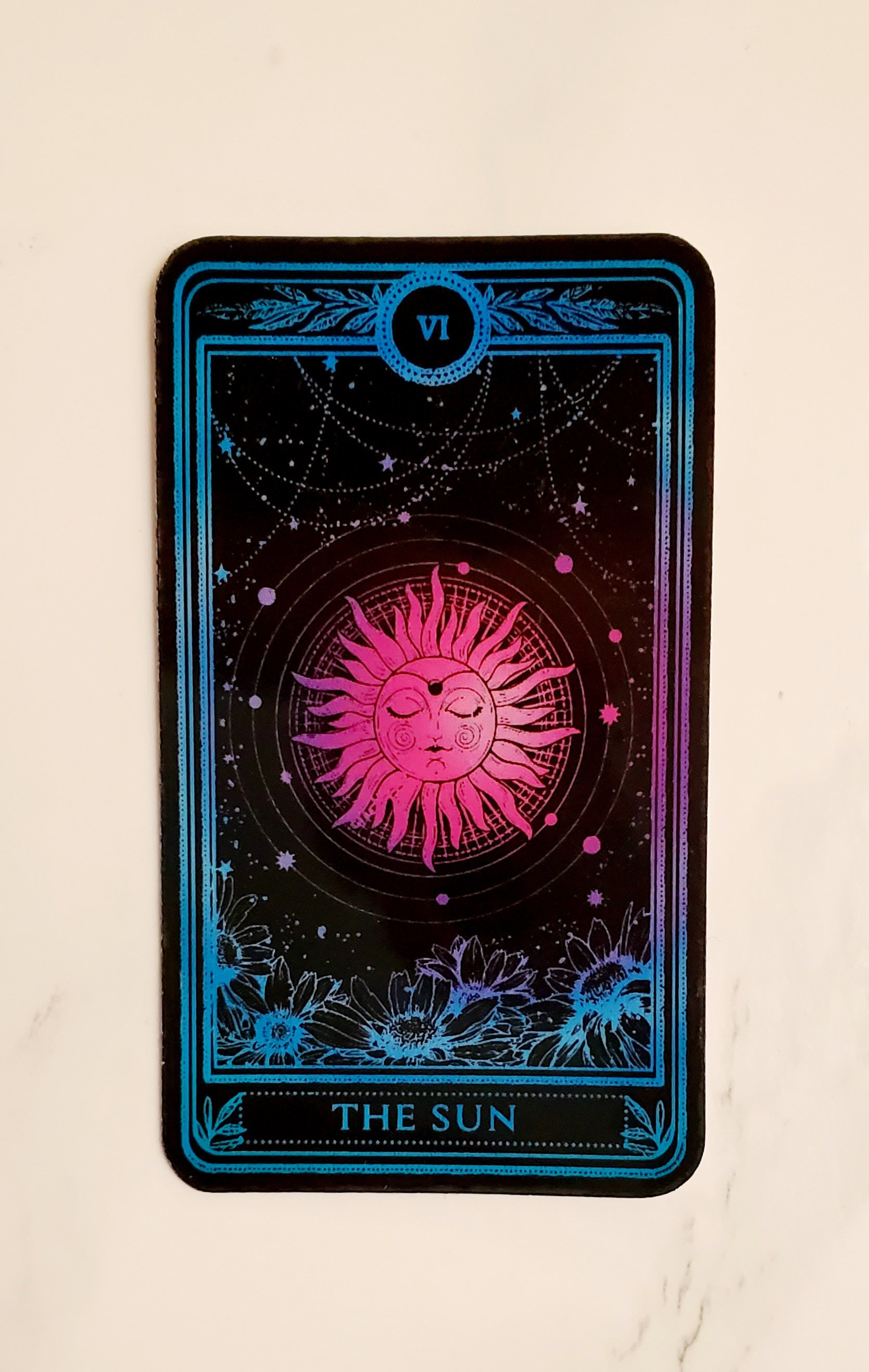 The Sun Tarot Card Sticker Tarot Card Tarot Card Sticker - Etsy
