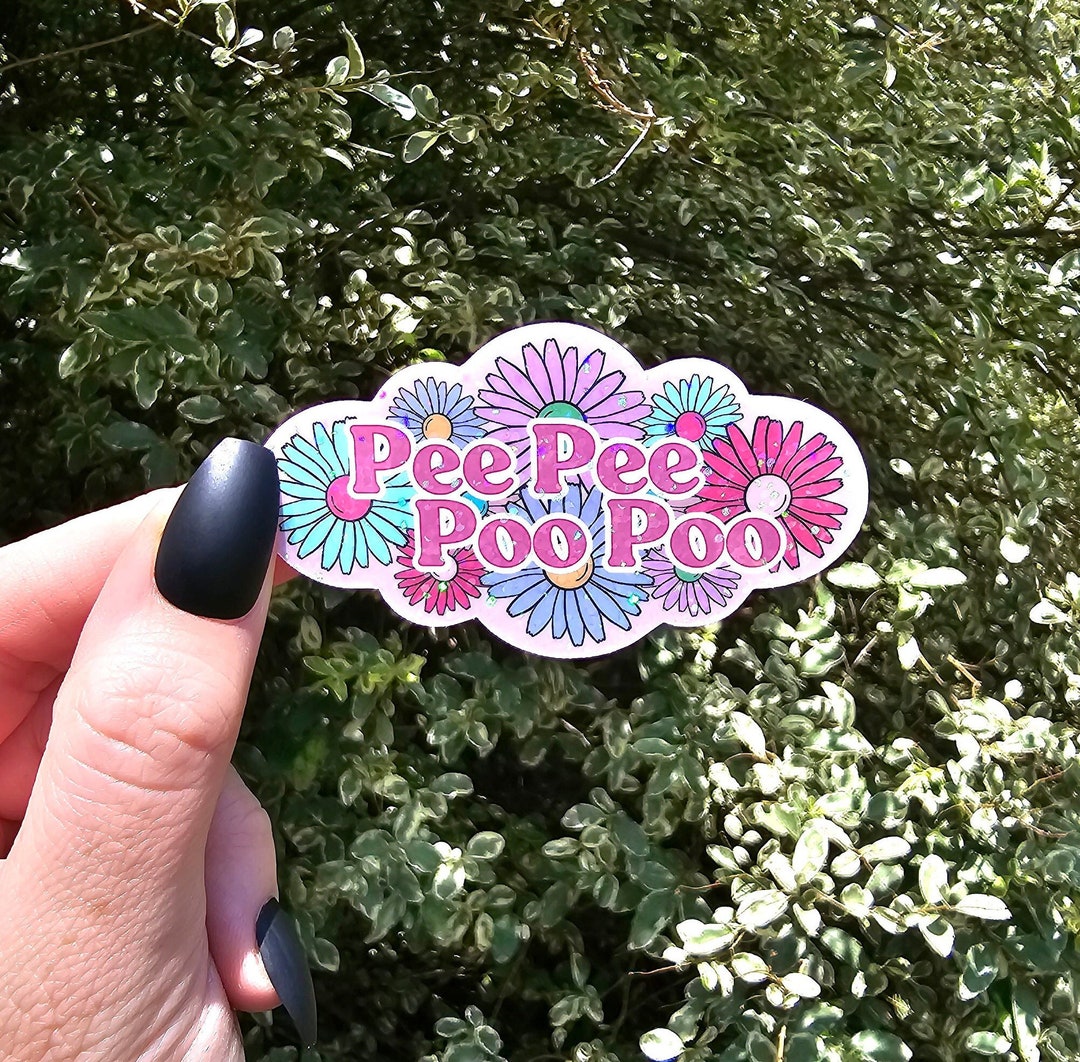 Glitter Pee Pee Poo Poo Sticker Pee Pee Poo Poo Sticker Funny Sticker glitter-pee-pee-poo-poo-sticker-pee-pee-poo-poo-sticker-funny-sticker