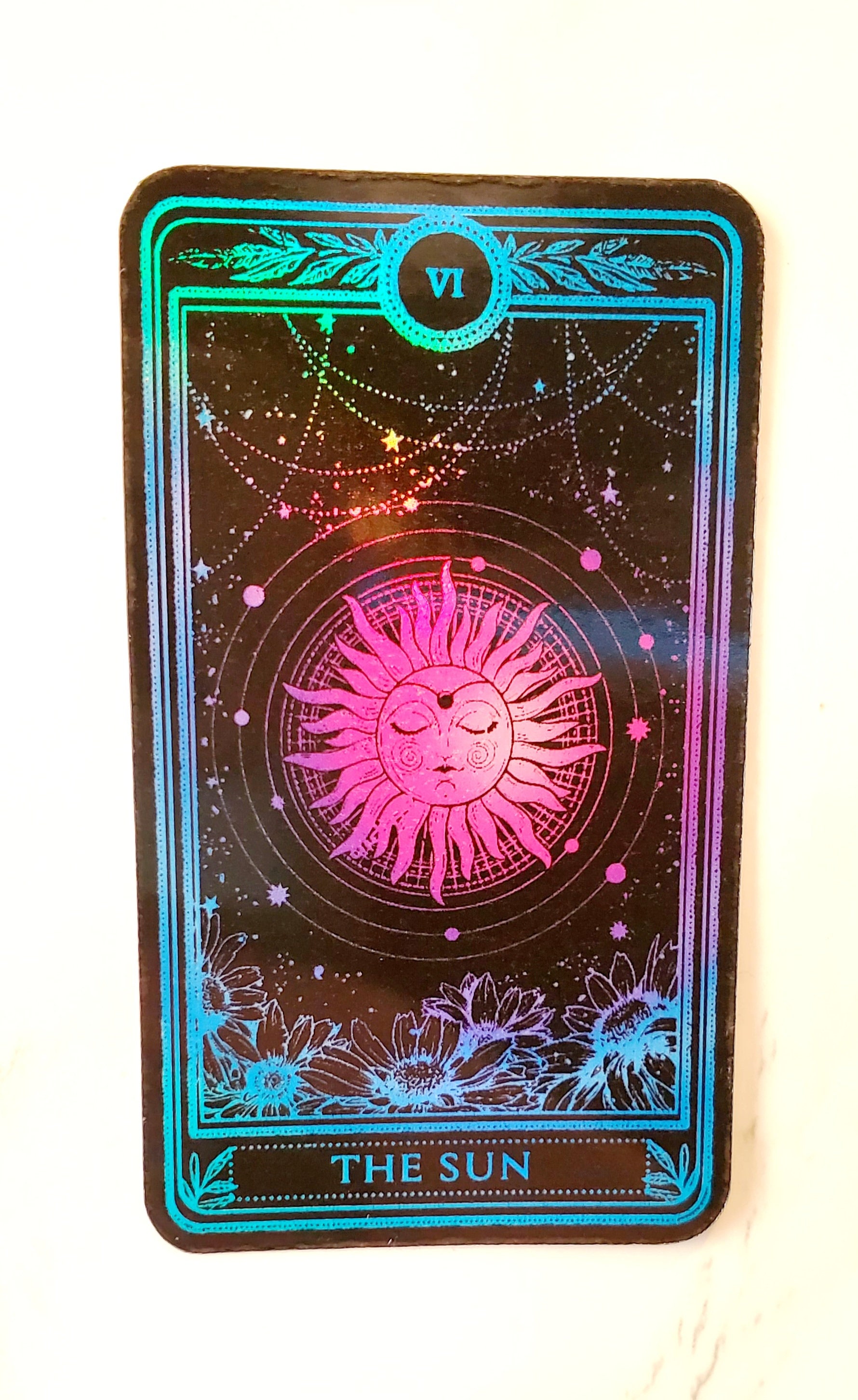 The Sun Tarot Card Sticker Tarot Card Tarot Card Sticker - Etsy