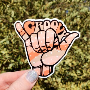 Groovy Sticker, Retro Sticker, Hippie Sticker, Boho Sticker, Groovy ...