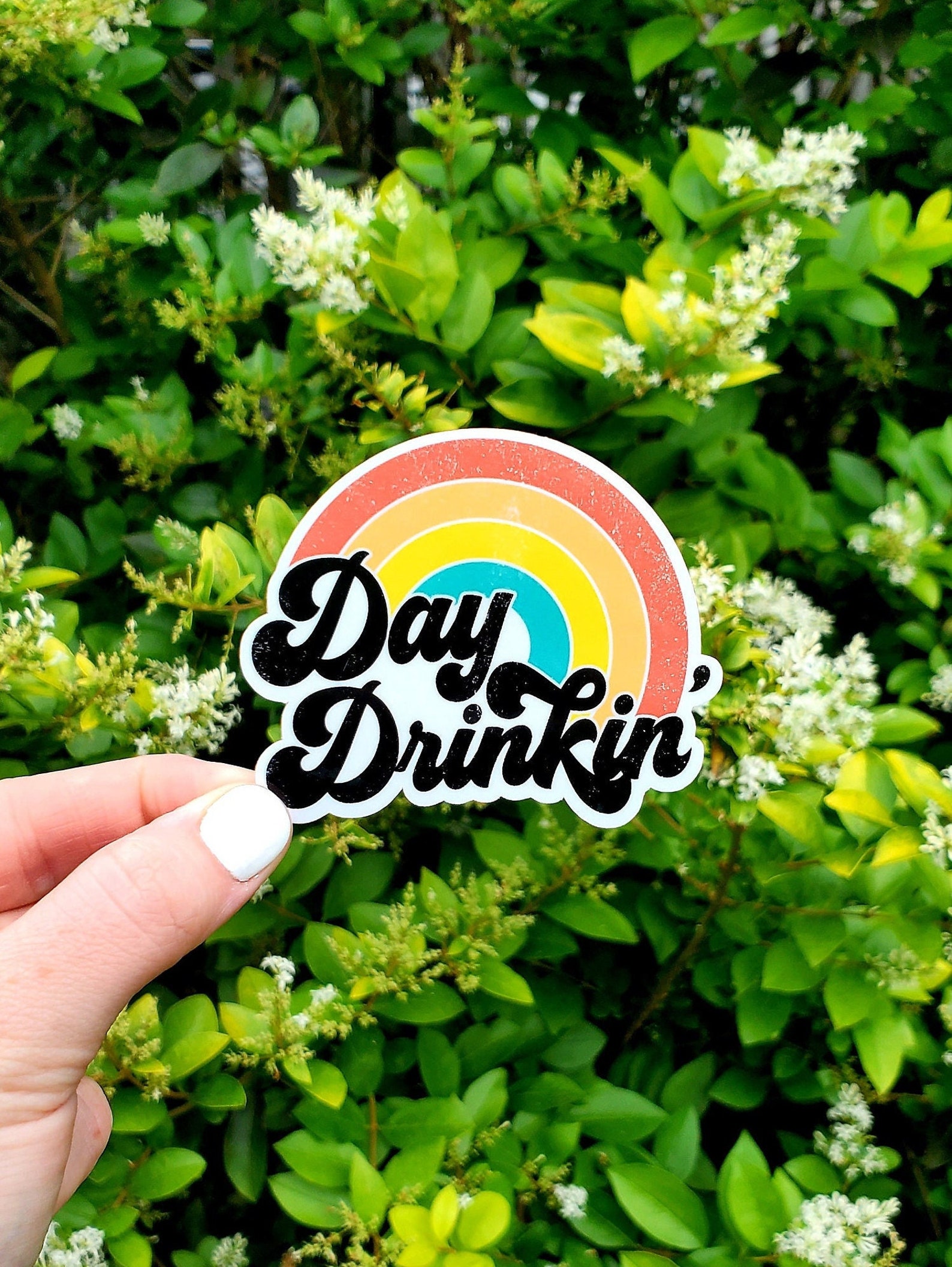 Day Drinkin Sticker Drinking Sticker Alcohol Sticker - Etsy