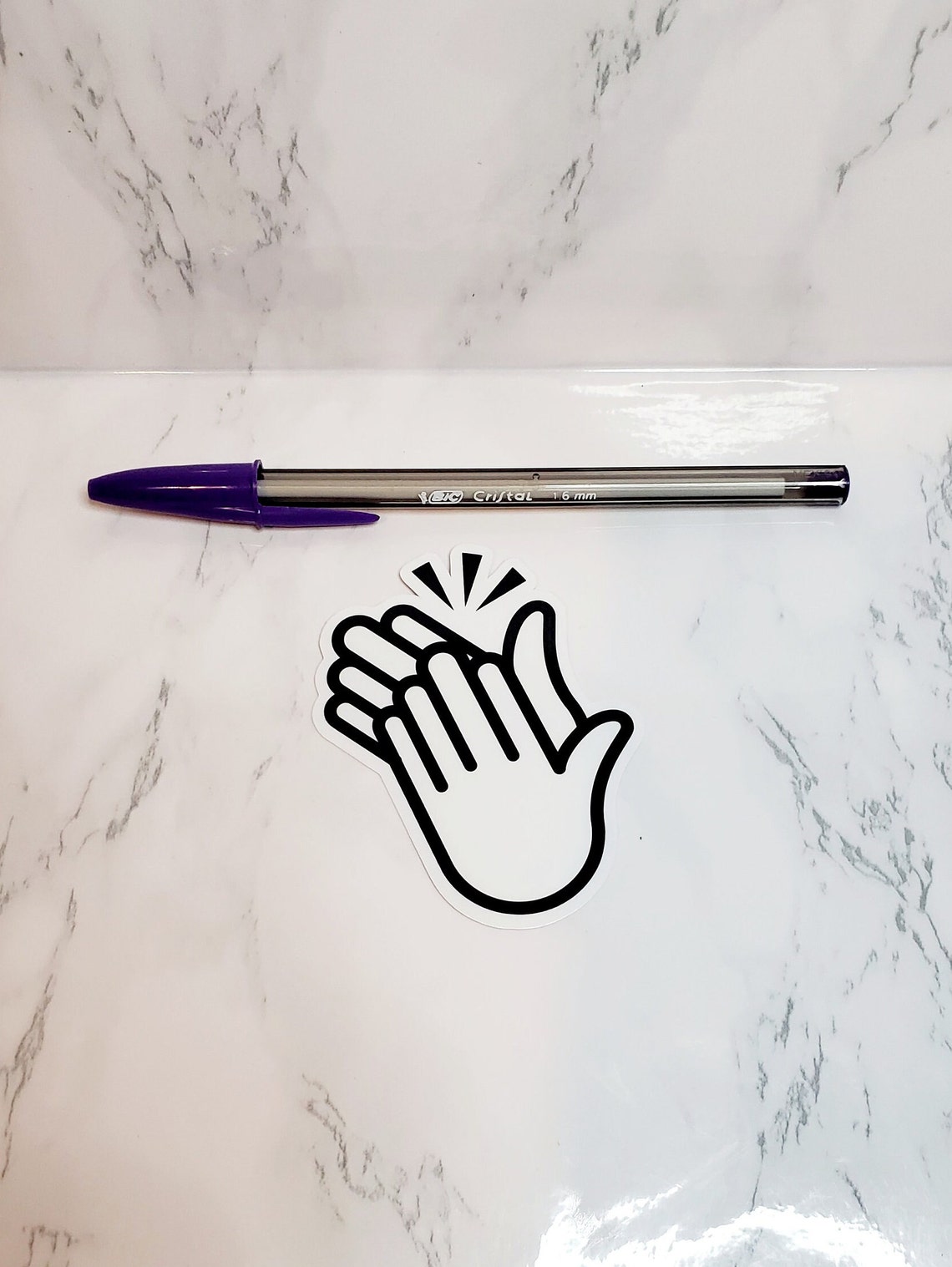 Clap Emoji Sticker Clapping Sticker Emoji Sticker Clapping | Etsy