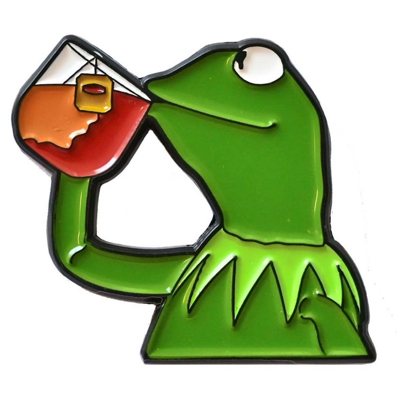 Kermit the Frog Soft Enamel Pin - Etsy