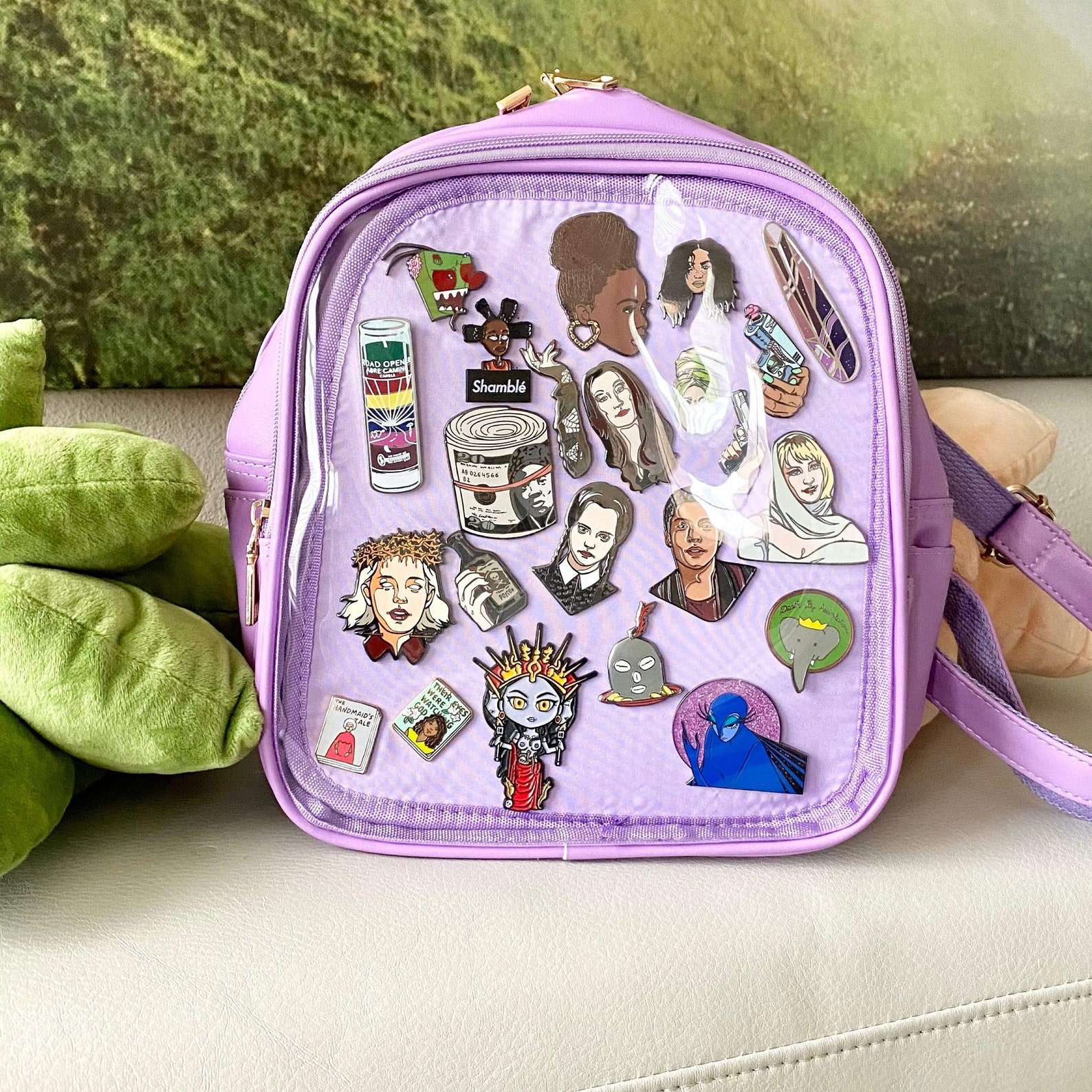 Enamel Pin Display Backpack Clear Display Backpack For Enamel Etsy