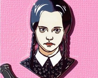 Wednesday Addams Pin - Etsy