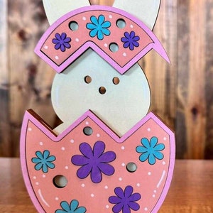 3D Egg Peep | Easter Decor | Spring Decor | Spring | Easter - Etsy