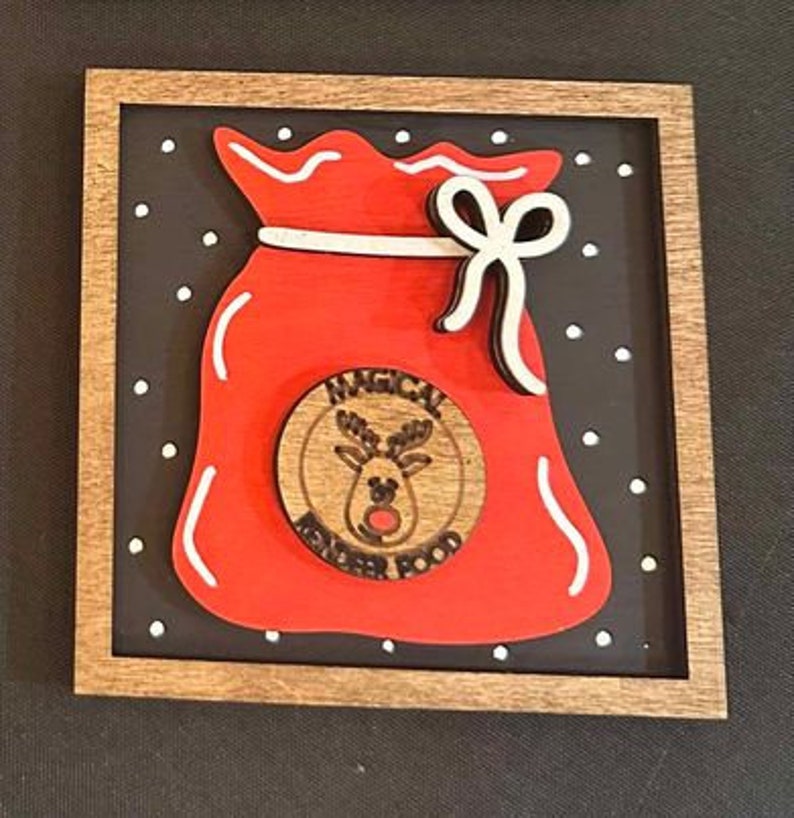 Christmas Interchangeable Square INSERT Piece ONLY | Interchangeable - Etsy