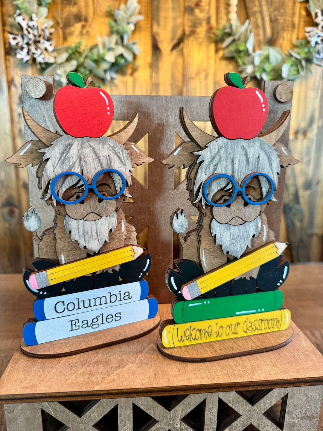 3D Standing School Cow | School | 3D Decor | Seasonal Decor | Decor ...
