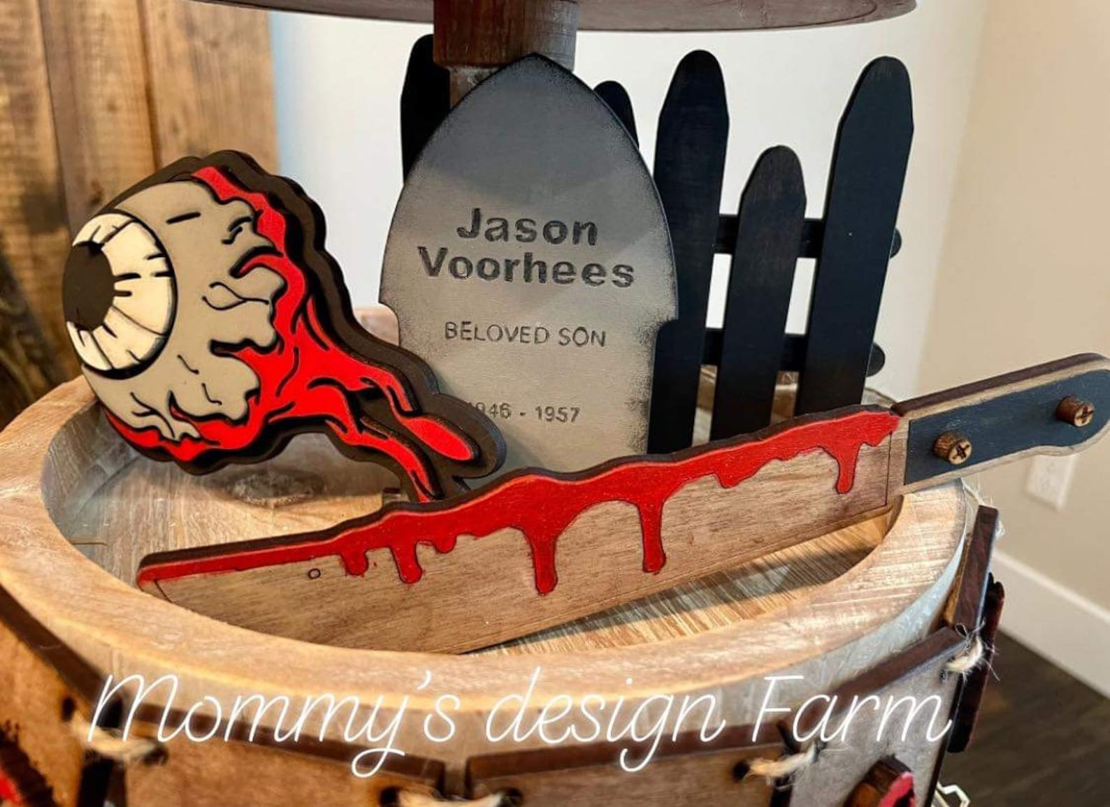 Horror Movie Sign / Tiered Tray Decor / Horror Decor / Horror Tiered ...